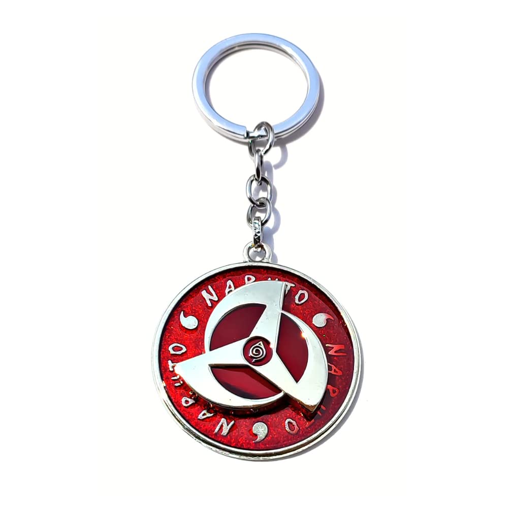 Narutoo Kakashi Hatake Mangekyou Red Eye of Sharingan Rotating Spinning ...