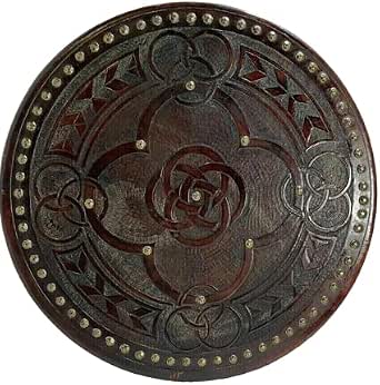 Amazon.com: Home Decor Instruments Medieval Sheild,Round Shield LARP ...