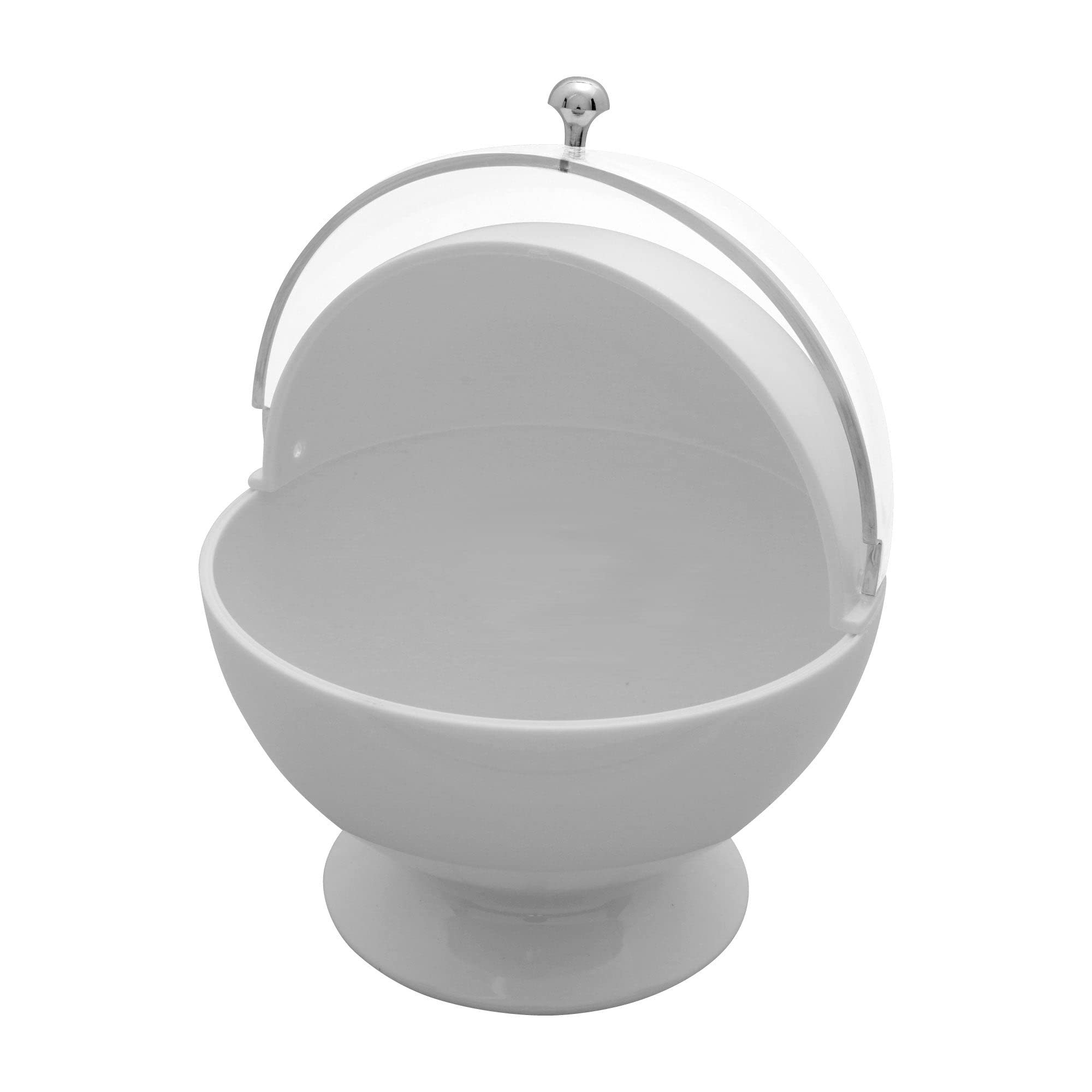 Amazon.com | UPware Sugar Candy Bowl with Clear Roll Top Lid, 16 Ounce ...