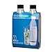 Amazon.com: SodaStream Black Slim Carbonating Bottles Twin Pack, 1L Pack Of 2: Home & Kitchen