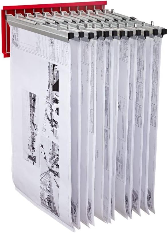 Amazon.com : Adir Wall Mount Blueprint Holder – Flip Poster Display ...