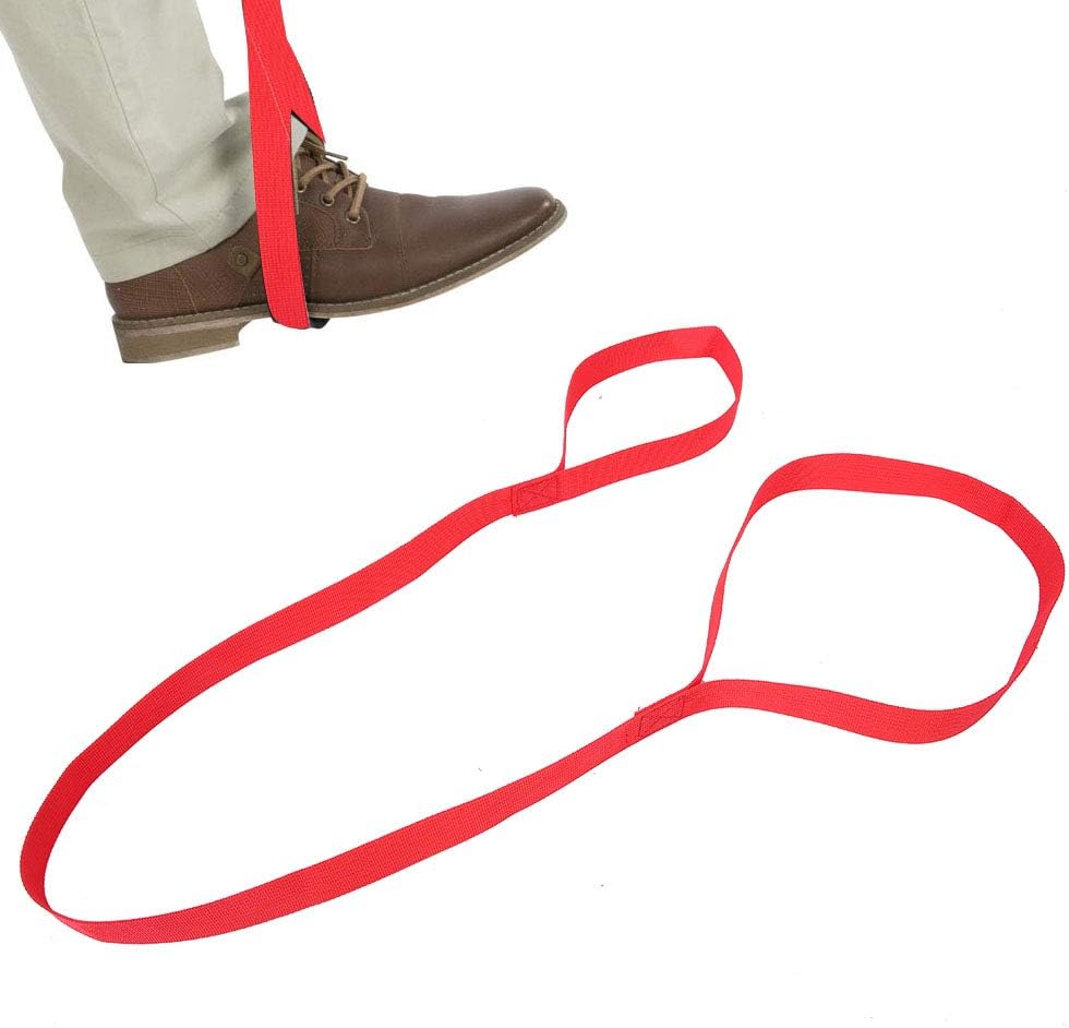 Leg Lifter Strap Durable & Rigid Hand Strap & Foot Loop Portable ...
