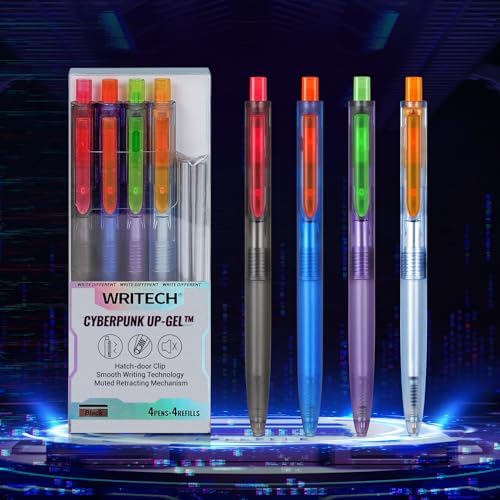 Amazon.com: WRITECH Up Gel Pens Retractable 8ct and Cyberpunk Up-Gel ...