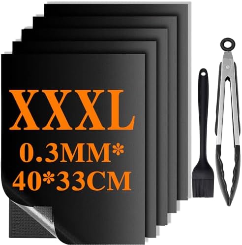 Amazon.com: BBQtrips Grill Mats for Outdoor Grill, (10 pcs) Non Stick ...