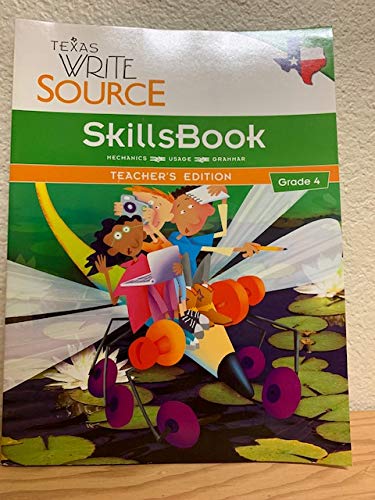 Texas Write Source Skills Book Grade 4 (Mechanics, Usage, Grammar ...