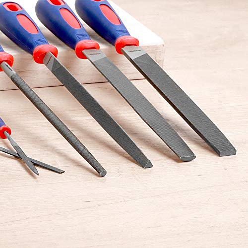 WORKPRO W002111 Flat and Needle File Set with Ergonomic Handles ...