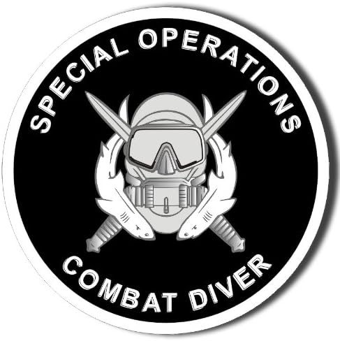 Amazon.com: US Army Special Operations Combat Diver Decal Sticker 3.8 ...