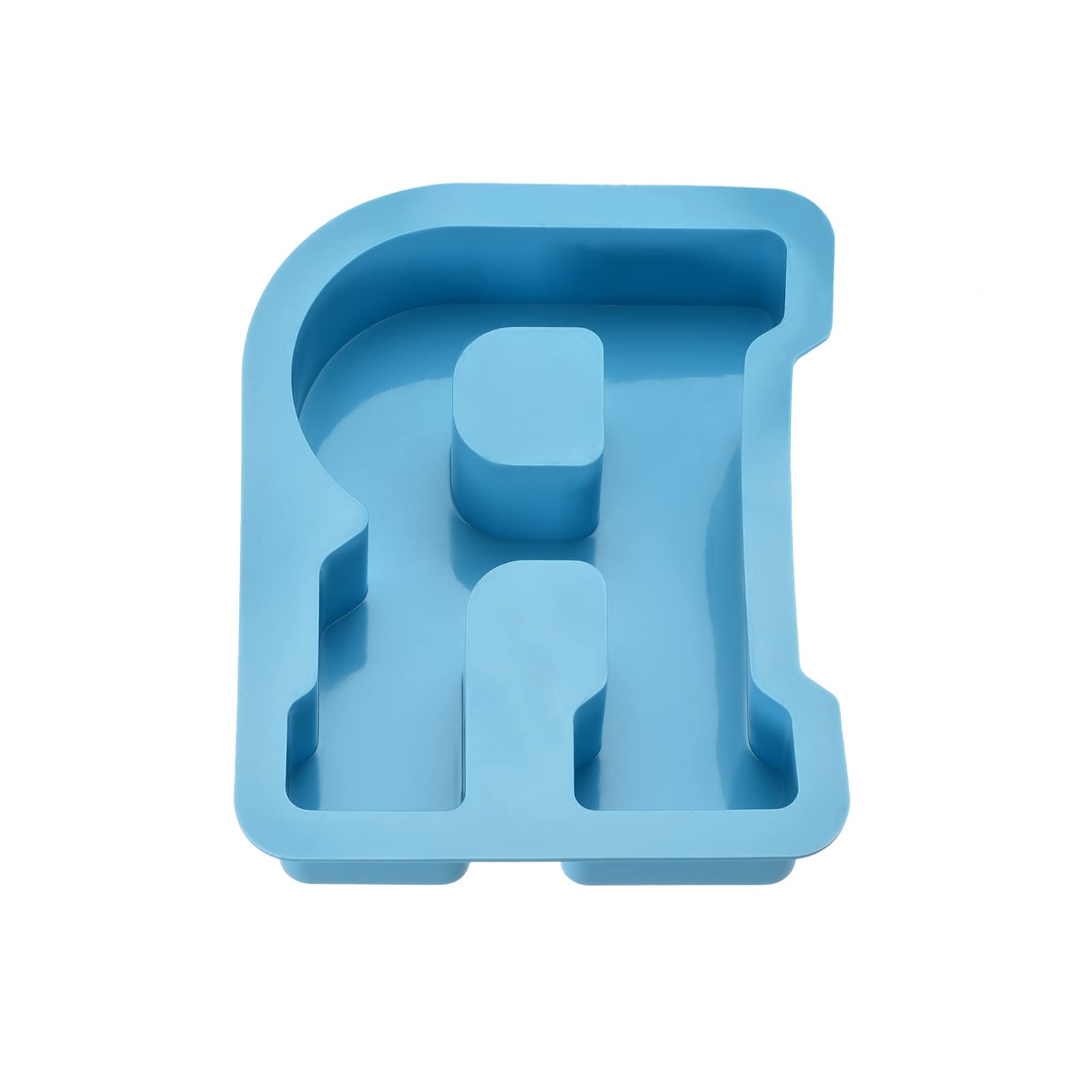 Amazon.com: MECCANIXITY 4 Inch Large 3D Alphabet Letter Mold, Silicone ...