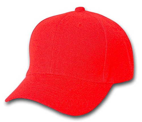 Buy Plain Summer Baseball Cap Hat- Red at Amazon.in