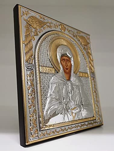Saint Matrona Silver Orthodox Icon/Greek/Handmade – Orthodox.com