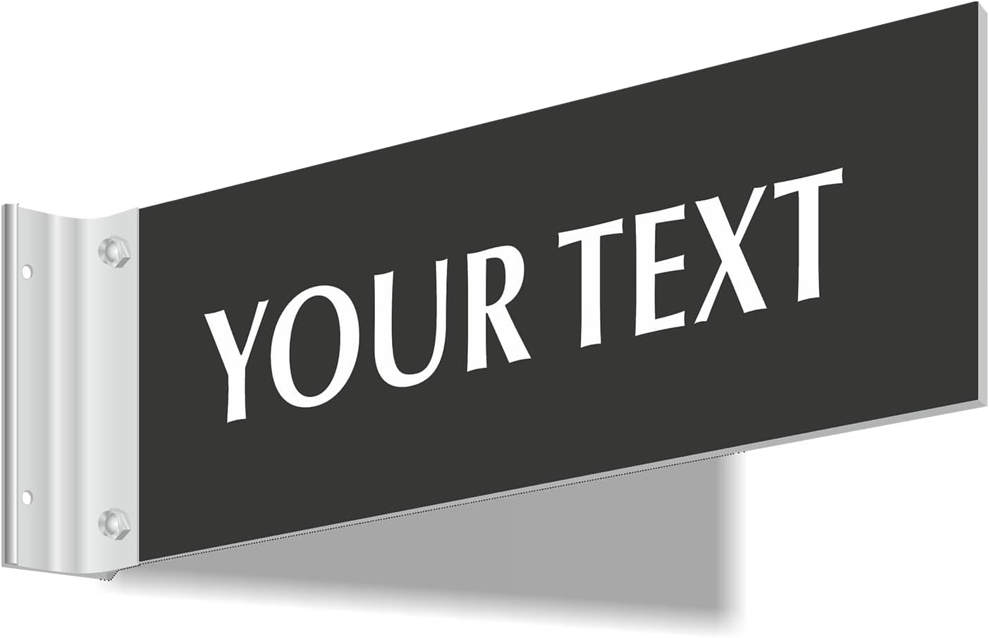 Amazon.com: SmartSign Custom Projecting Hallway Sign with Bracket - 3 ...