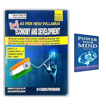 TSPSC Economy and Development - India & Telangana with 2023-24 Budget and Govt. schemes along ...