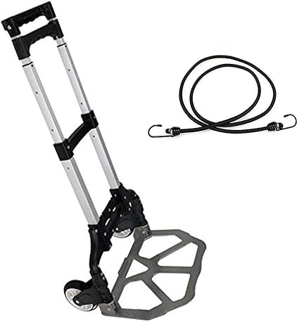 Smartxchoices Folding Hand Truck, Dolly Cart with Wheels & Telescoping ...