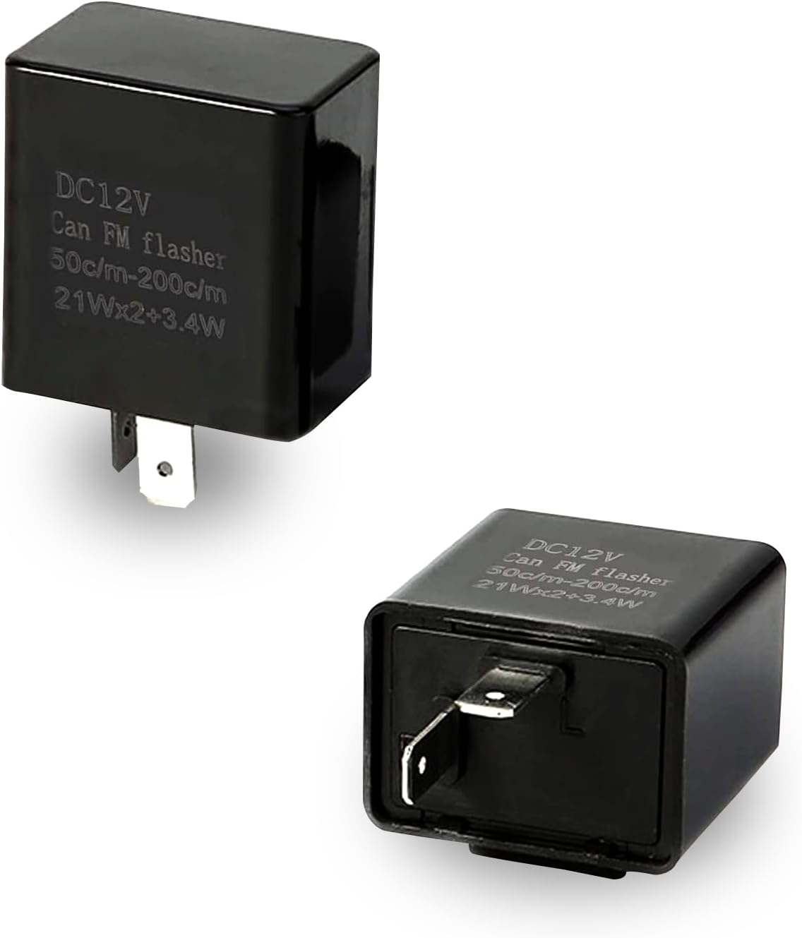 Amazon.com: Sodcay Pack-2 LED Flasher Relay, 2 Pin Hazard Warn Flash ...