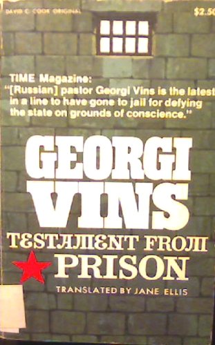 Georgi Vins: Testament from Prison: Jane Ellis: 9780912692845: Amazon ...