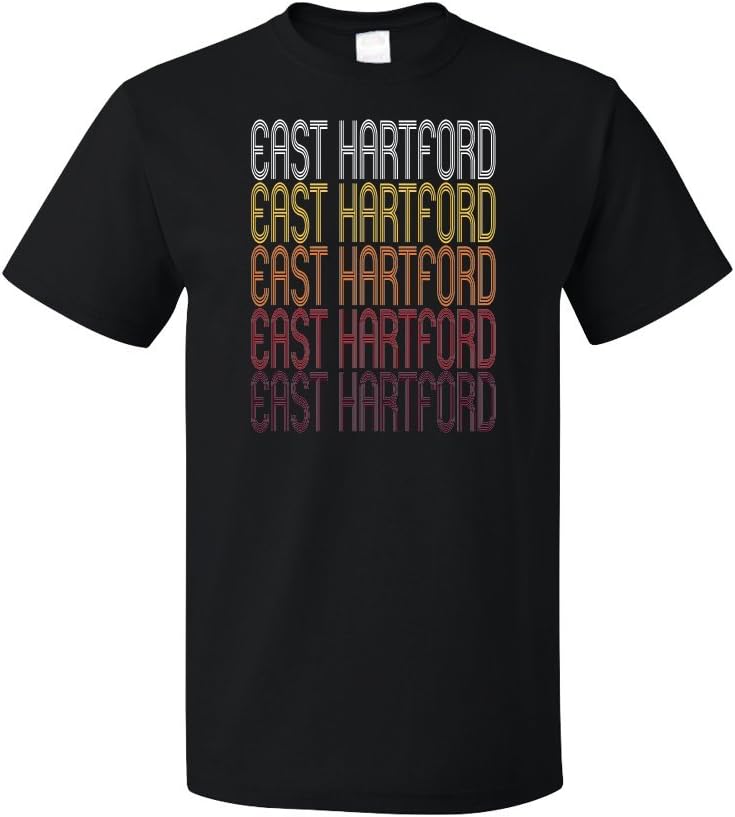 Ann Arbor T-shirt Co. Men's East Hartford, Ct Retro, Vintage Style ...