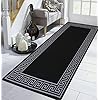Non Slip GreeK key Gel Back Large Area Rugs Living Room Hallway Runner ...