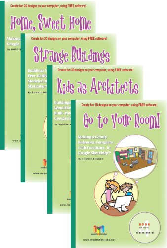 Model Metricks Basics Series (For The Pc): 4 Book Set Of Sketch Up ...