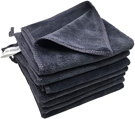 Amazon.com: KleenSlate (12) Black Magnetic Microfiber Cleaning Cloth ...