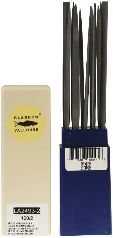 VALLORBE LA249 GLARDON SWISS MADE NEEDLE FILES 12 SET CUT 2/160mm ...