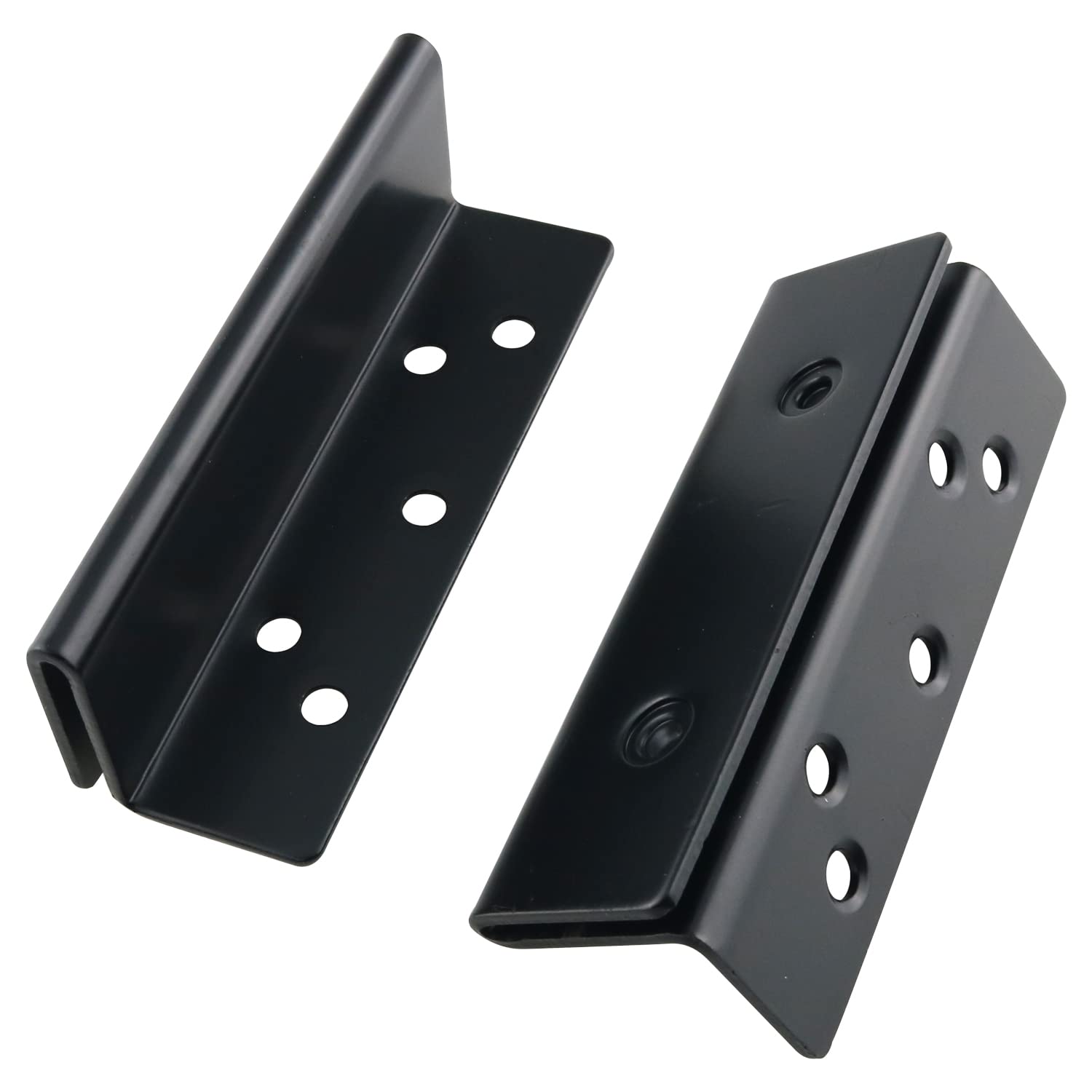 Amazon.com: WHYHKJ 2PCS Double Hook Slot Hole Hanging Slot Bracket Bed ...