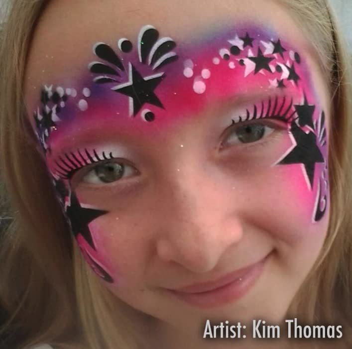 Star Face Painting Designs