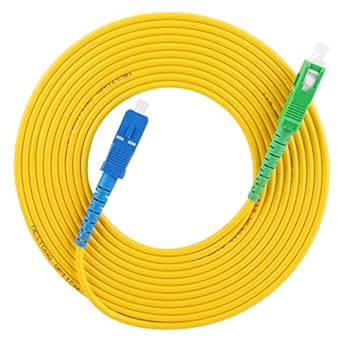 Amazon.com: Fiber Jumper Optical Fiber Cable, Single Mode Jumper PVC SC ...