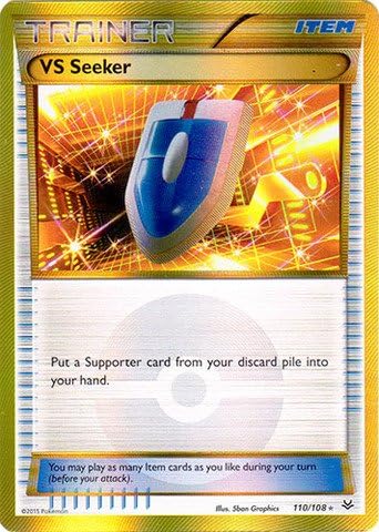 Amazon.co.jp: Pokemon - VS Seeker (110/108) - XY Roaring Skies - Holo ...