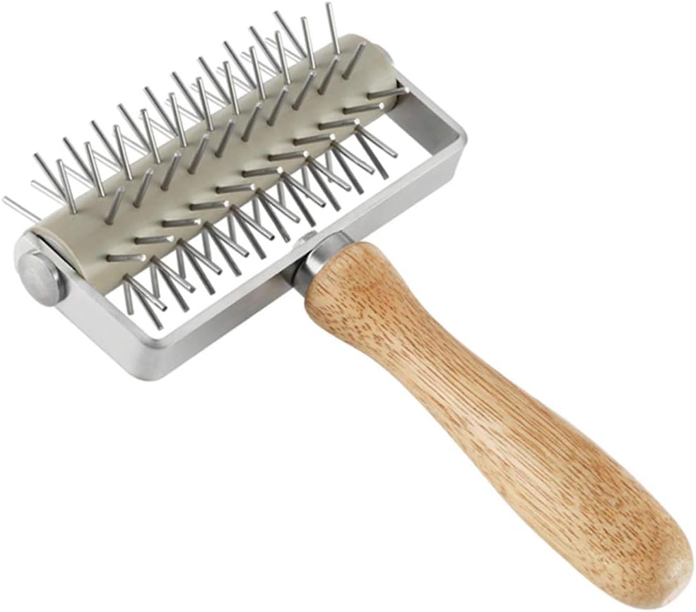 Amazon.com: EVEDMOT Pizza Dough Docker Roller Stainless Steel, Pizza ...