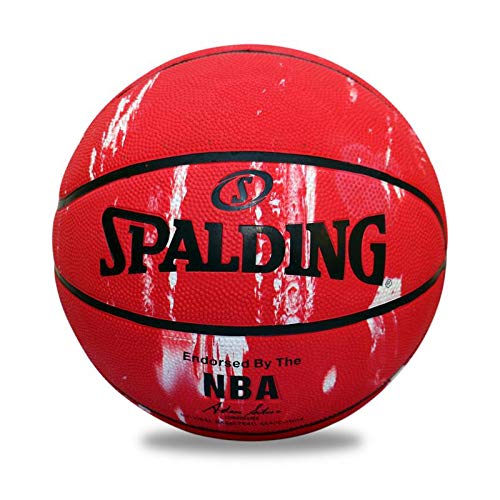 Spalding Marble Rubber Basketball (Color: Red, Size: 7 : Amazon.in ...