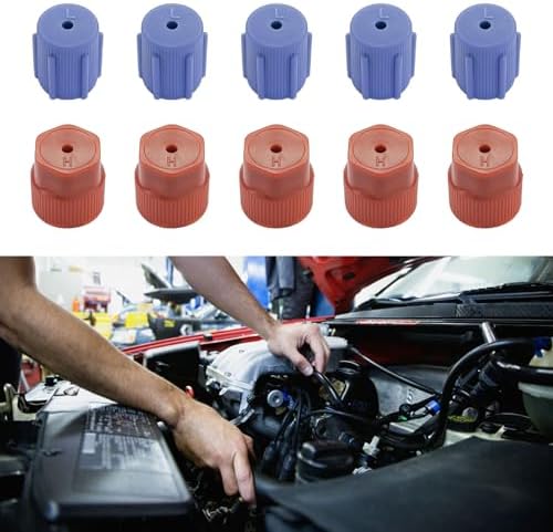 Amazon.com: Hirificing 10PCS A/C System Valve Cap R134a 13mm & 16mm Air ...