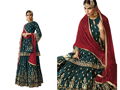 Buy DJ Creation Womens New Latest Morpinch Color Embroidered Straight ...