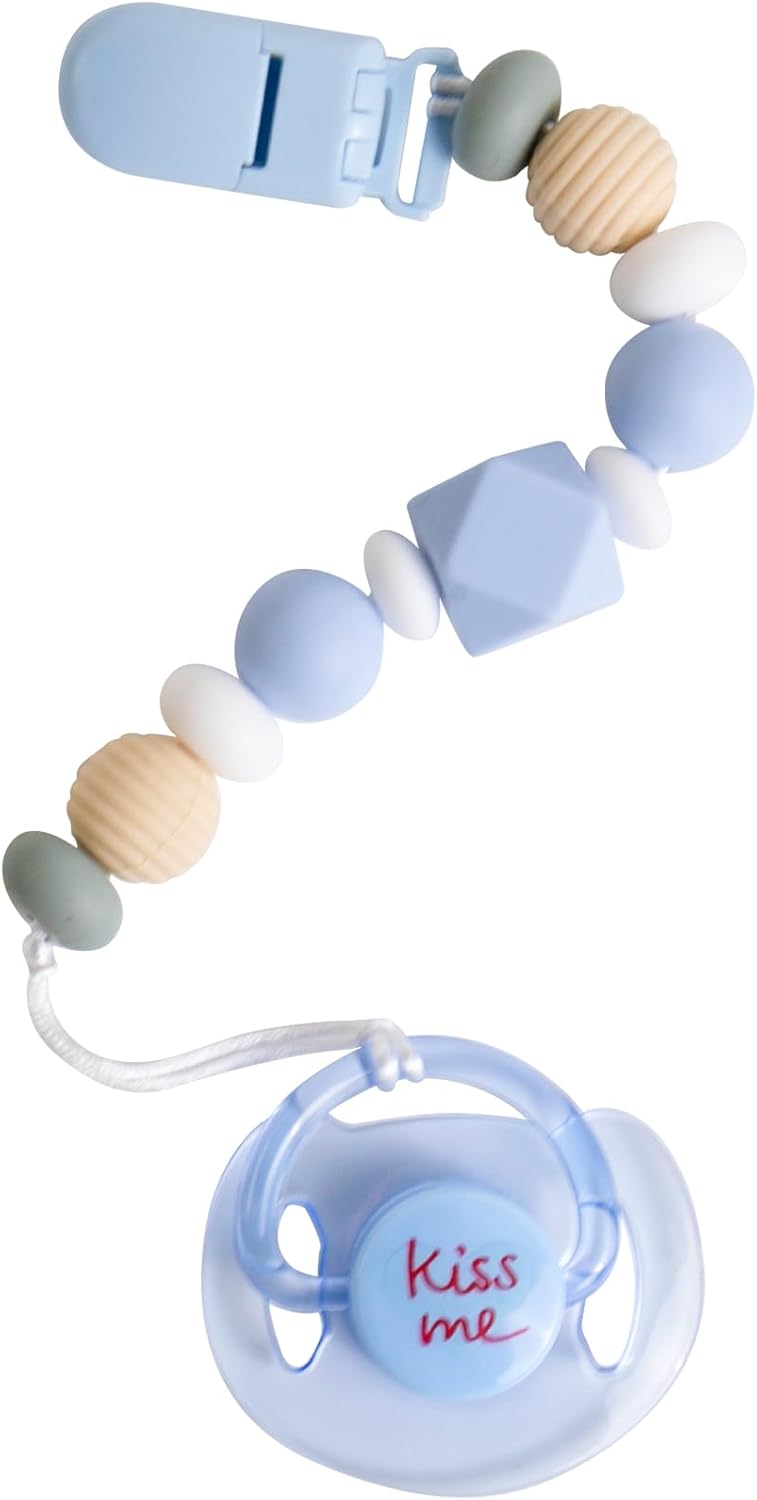 Amazon.com: Aori Slicone Pacifier Clips Holder Flexible Binky Clip with ...