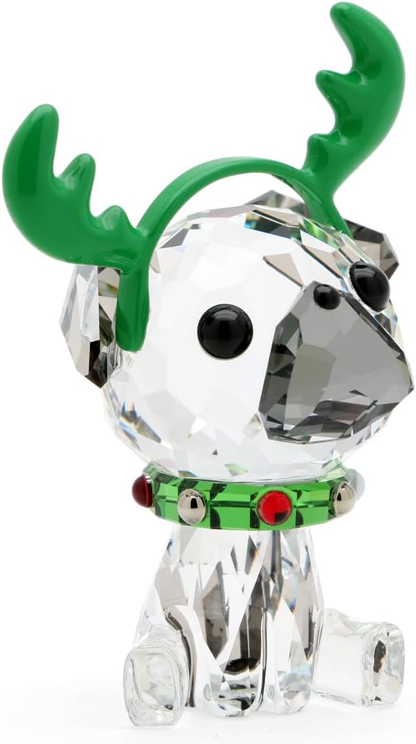 Amazon.co.jp: スワロフスキー フィギュリン Holiday Cheers パグ クリスマス フィギュア 5625661 [並行 ...