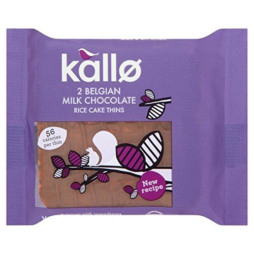 Buy Kallo Milk Chocolate Rice Cake Thins Portion Pack - 23g (0.05lbs ...