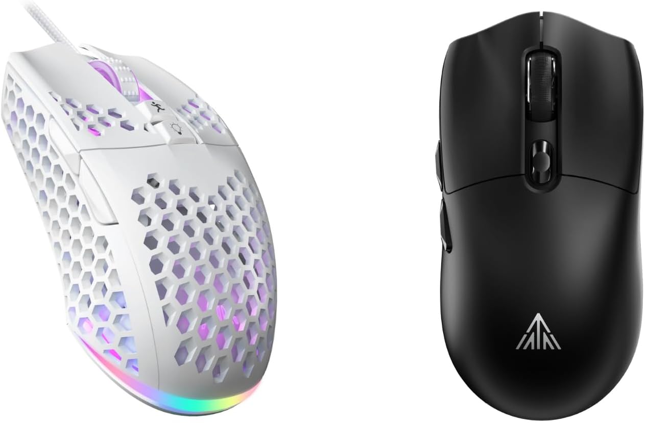 Amazon.com: SOLAKAKA SM800 Wireless Gaming Mouse, 26K DPI,58g Ultra ...