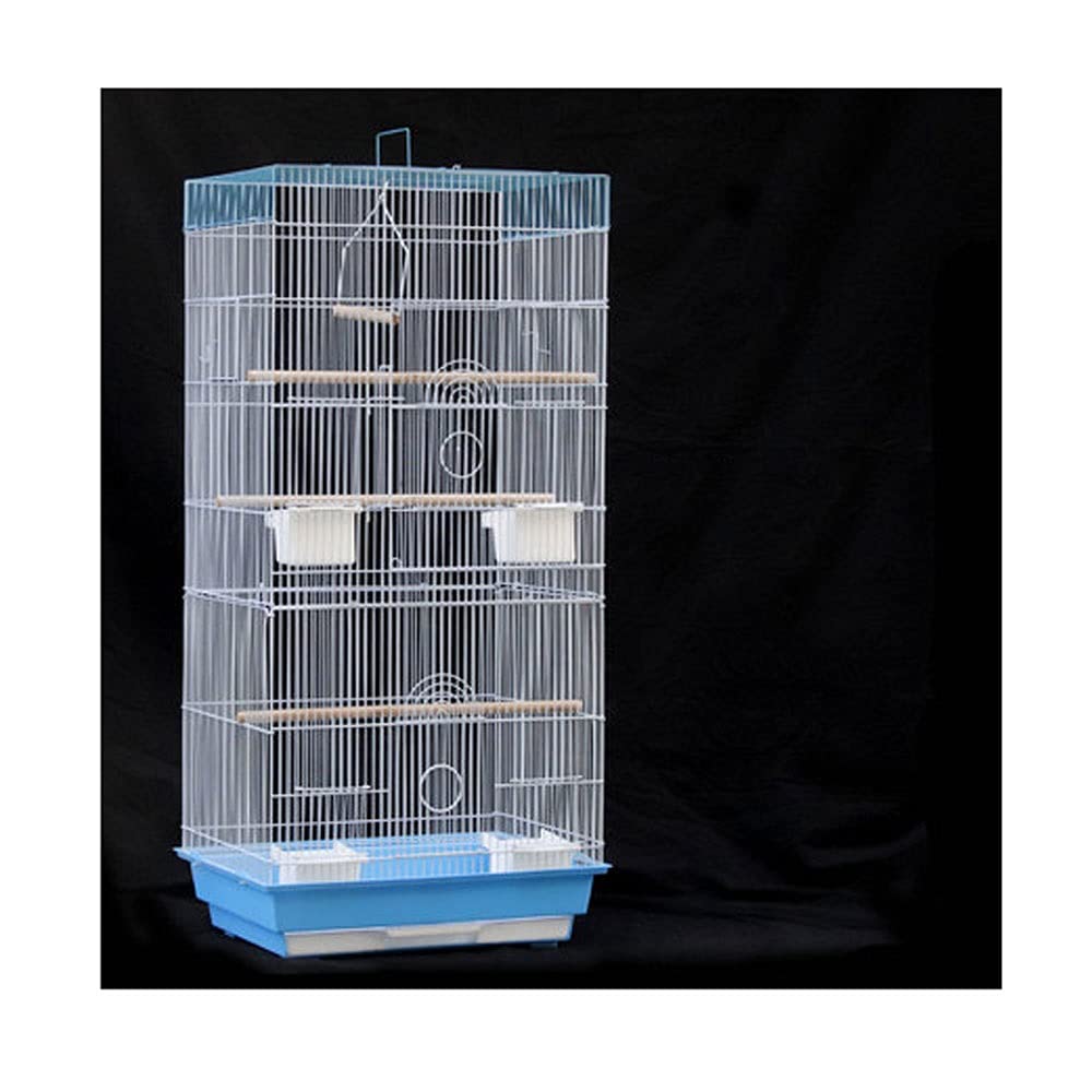 Buy Flight Cage Large Parrot Cage with Feeder Stand Rod and Breeding ...