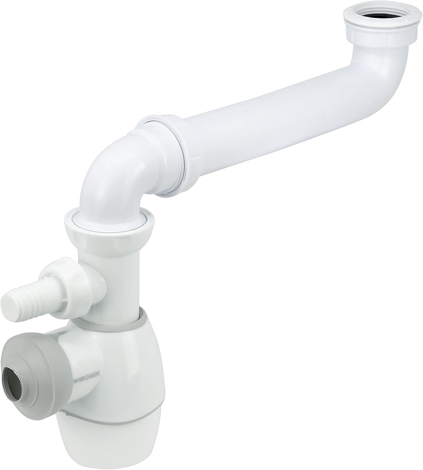 Wirquin 30720242 Universal Space Saving Basin Siphon White : Amazon.co ...