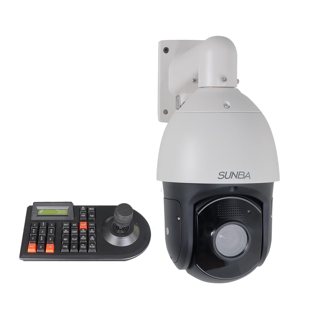 Amazon.com : SUNBA P636 + 3D Keyboard Bundle, 4MP PoE+ PTZ IP Security ...
