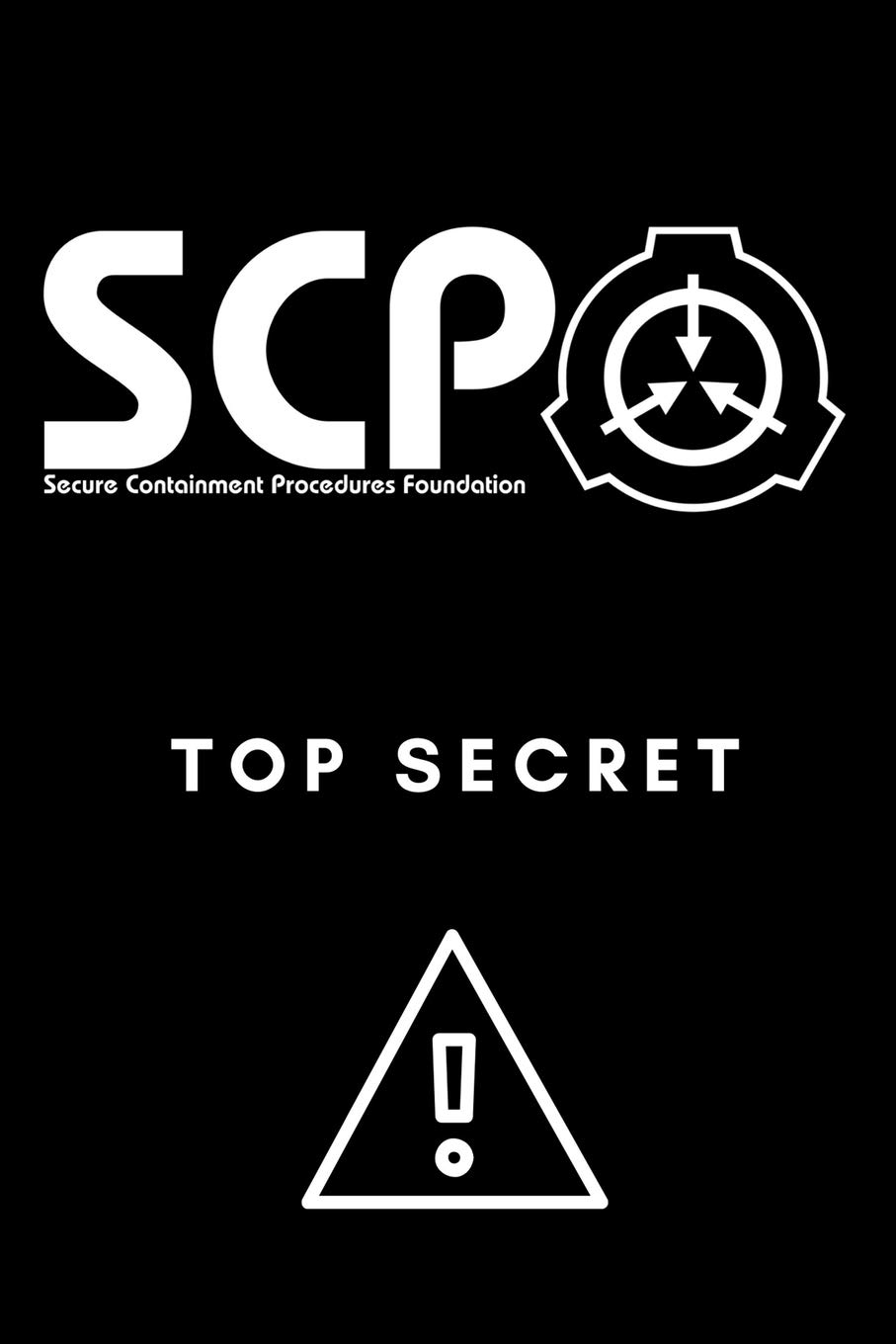 SCP Foundation - Top Secret Notebook - College-ruled notebook for scp ...