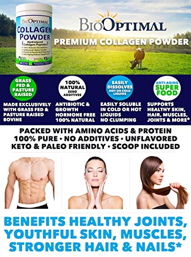 BioOptimal Collagen Powder $16.14(60% Off) - Mojosavings.com