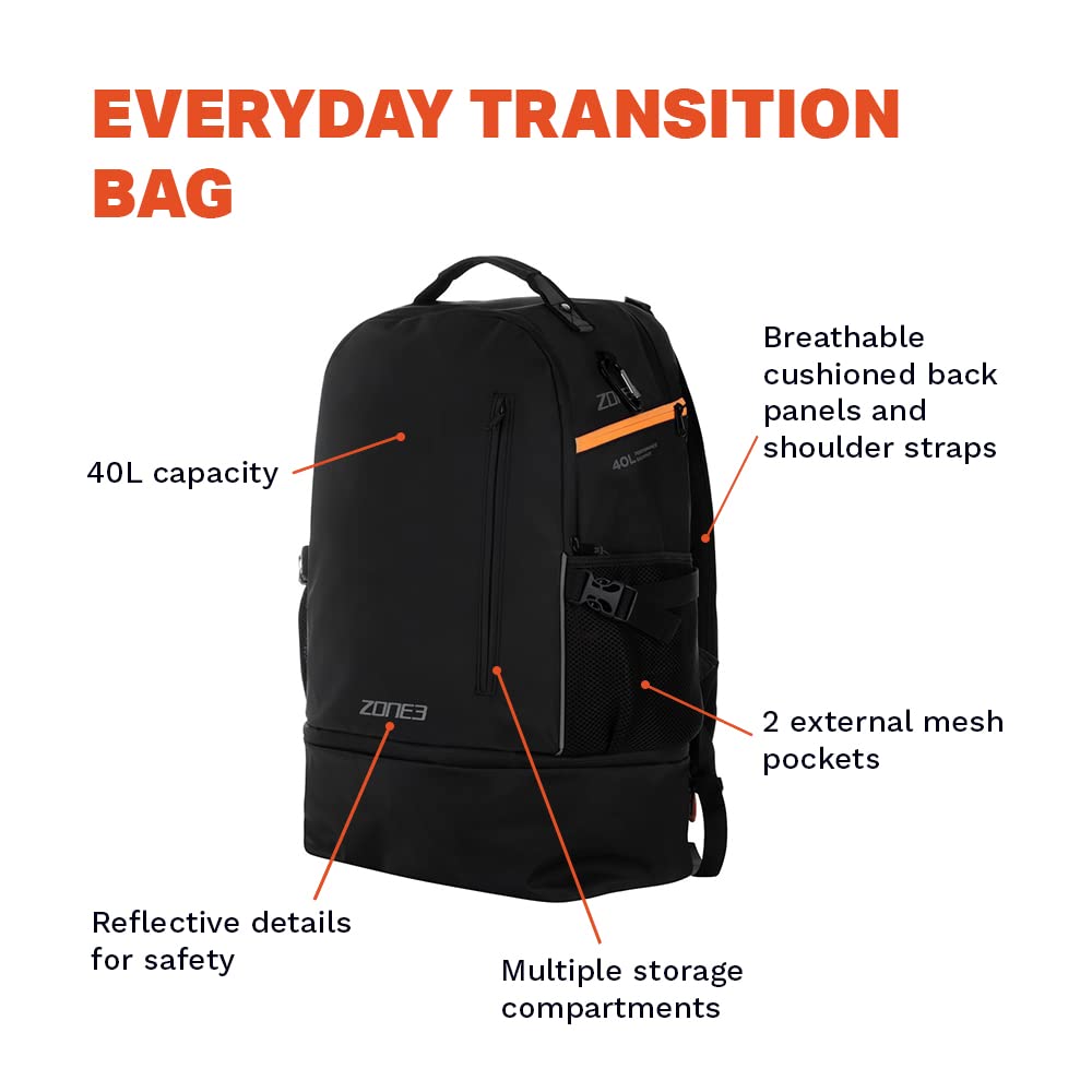 ZONE3 Everyday Transition Bag Triathlon Backpack For Gym Swimming ...