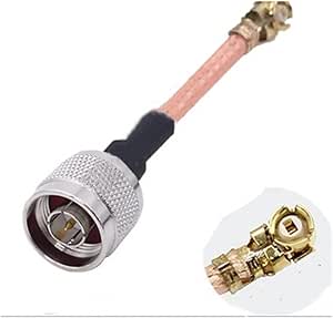 Amazon.com: CHANNlCY N Male & Female to IPX IPEX UFL U.FL Nut Bulkhead ...