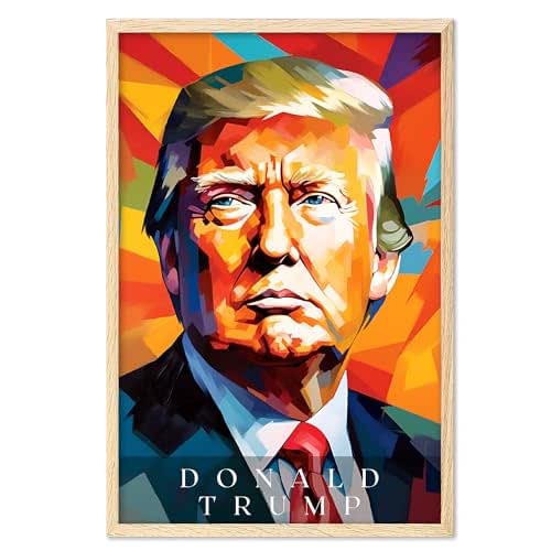 Amazon.com: Donald Trump Poster, Donald Trump Wall Art, USA Presidents ...