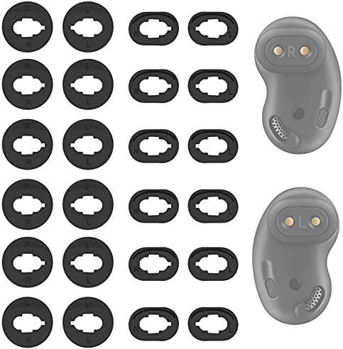 Amazon.com: AhaStyle Galaxy Buds Live Ear Tips 6 Pairs Silicone Earbuds ...
