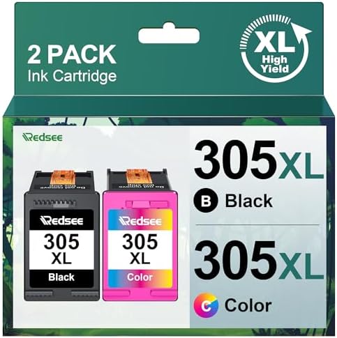 305 XL Cartuchos de Tinta 305XL Negro y Tricolor Remanufacturado para ...
