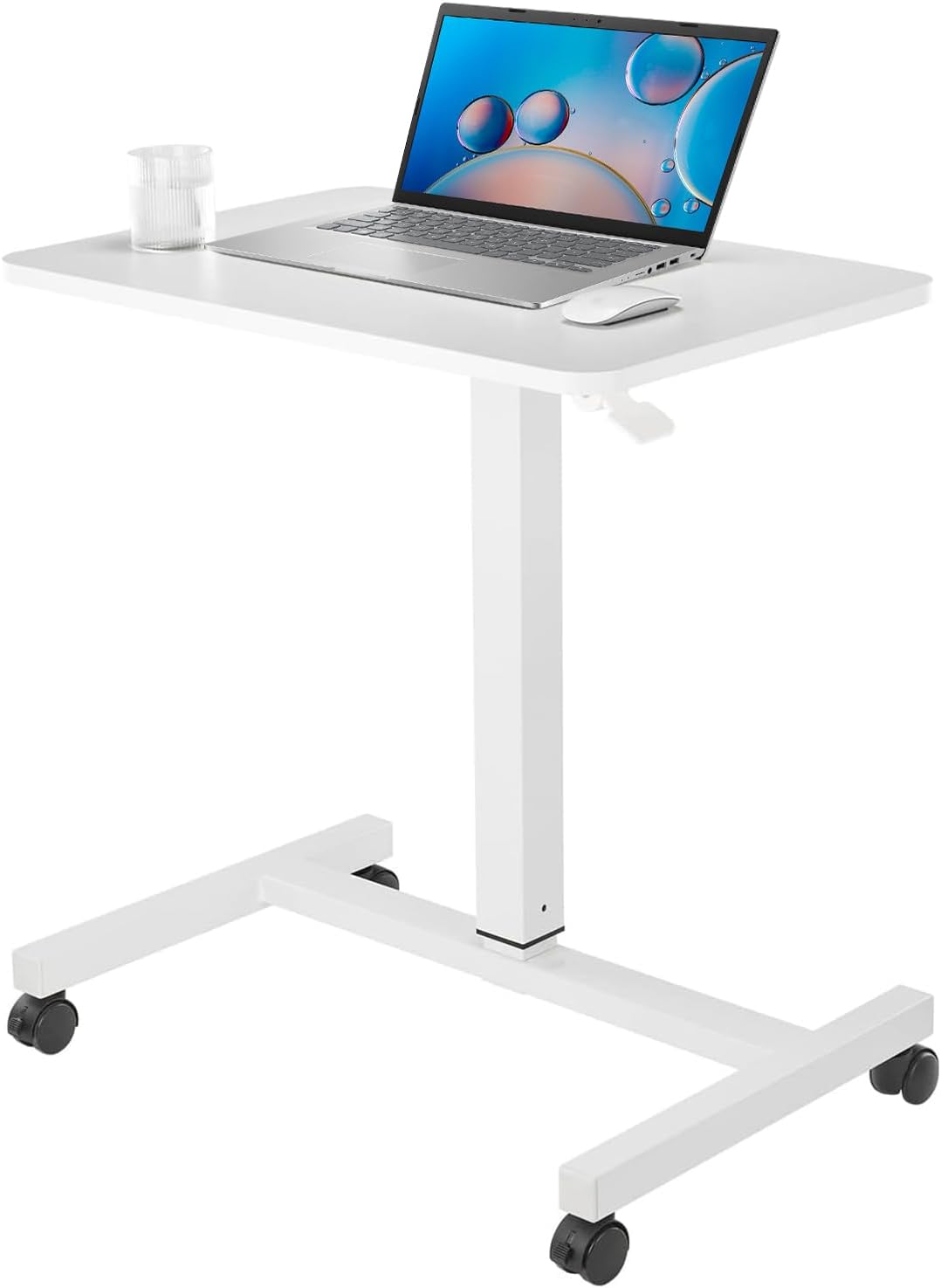 Amazon.com: CLATINA Mobile Standing Desk, Small Rolling Standing Desk ...