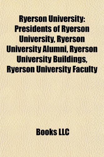 Amazon.co.jp: Ryerson University: Ryerson University Buildings, Ryerson ...