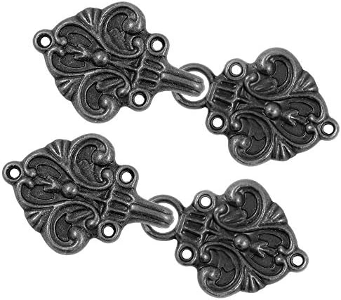 Amazon.com: Bezelry 4 Pairs Filigree Trivet Cape or Cloak Clasp ...