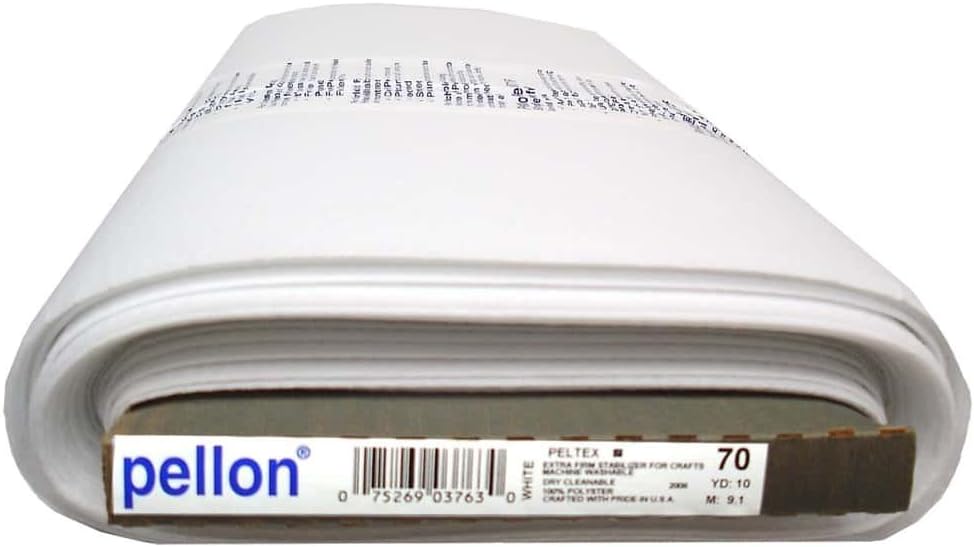 Pellon Peltex Sew-in Ultra Firm Stabilizer 20 in. x 10 yd. White (10 ...